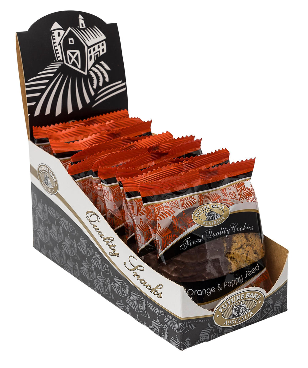 Orange & Poppy Seed Cookie (Box of 12) – Future Bake Australia Pty Ltd
