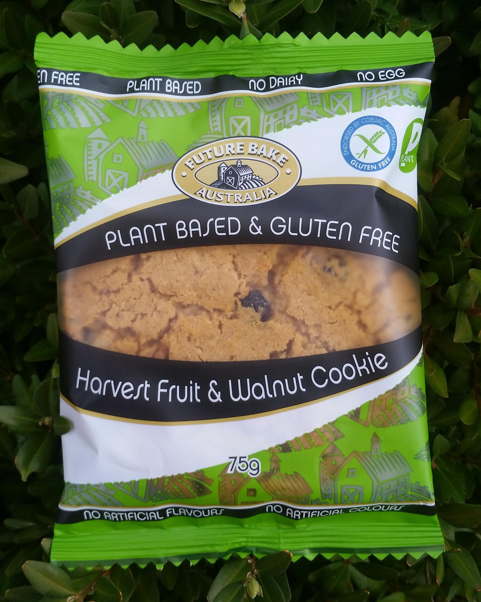 Harvest Fruit & Walnut Plant Based & Gluten Free Cookie (Box of 14 ...